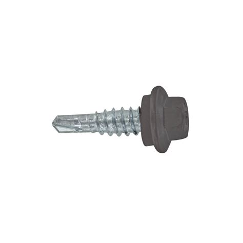 14 X 78 Maxx Steelbinder Metal Roofing Stitch Screw Charcoal Gray