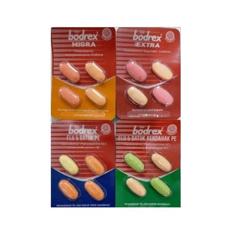 Bodrex Extra Bodrex Migra Bodrex Flu And Batuk Pe Bodrex Flu And Batuk