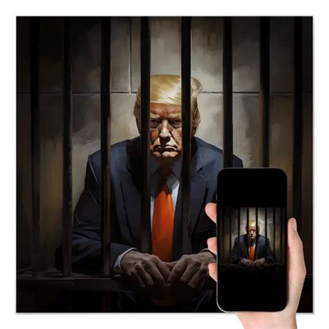 Trump In Jail Poster Zazzle