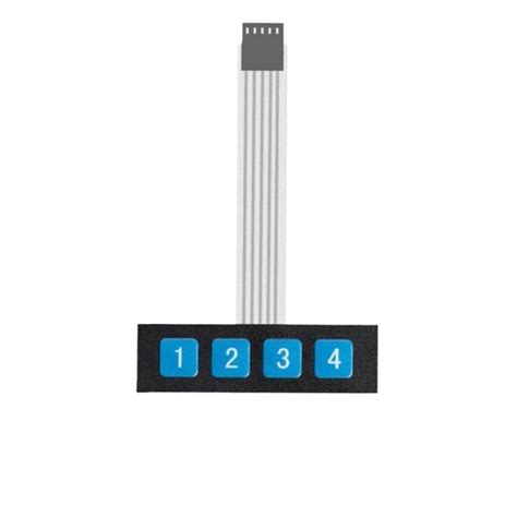 How To Use 1x4 Keypad Pinouts Specs And Examples Cirkit Designer