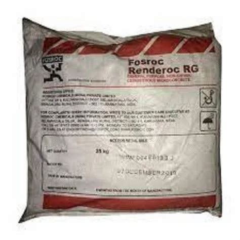 Fosroc Renderoc Rg Mortar In Industrial At ₹ 450 Bag In Pune Id 22969200097
