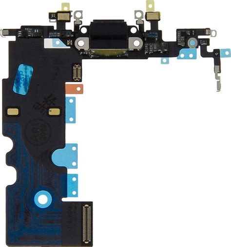 Oplaadconnector Geschikt Voor Apple Iphone 8 Lightning Connector Zwart