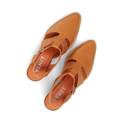Zueco Venet Cuero Cacciari Tostado — Venet