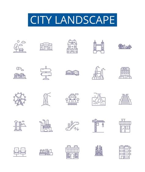 Geospatial Mapping Line Icons Signs Set Design Collection Geomapping