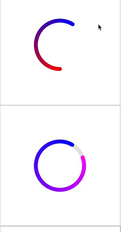 使用canvas绘制环形渐变色进度条canvas渐变色圆环 Csdn博客