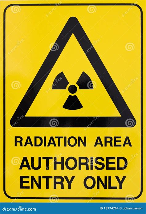 Radiation Warning Sign Stock Photo CartoonDealer Com