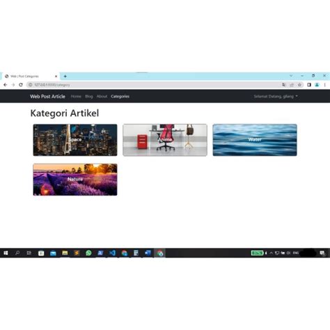 Jual Source Code Website Postingan Artikel Laravel 9 Bootstrap 5