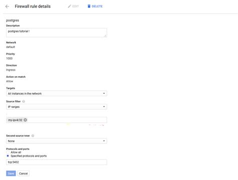 How To Connect To Remote Postgresql Server On Google Compute Engine Stack Overflow