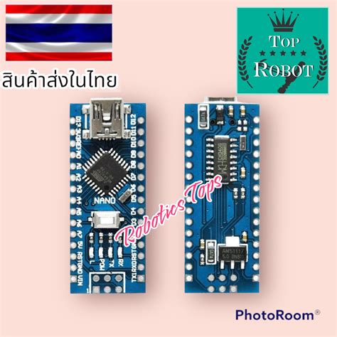 บอร์ด Arduino Nano V3 บัดกรีเอง Th