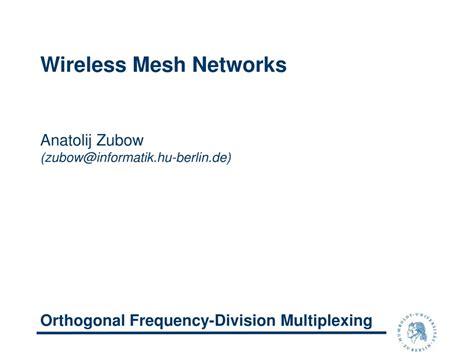 ppt wireless mesh networks powerpoint presentation free download
