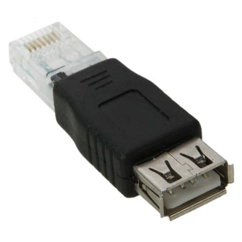 RJ45 To USB Female Adapter Connector Alexnld Com