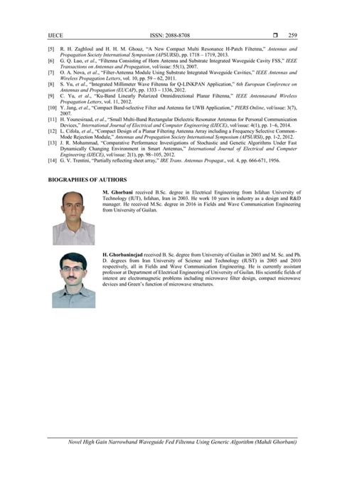 Novel High Gain Narrowband Waveguide Fed Filtenna Using Genetic