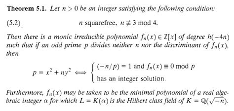 Abstract Algebra Recovering Congruence Conditions From The Hilbert