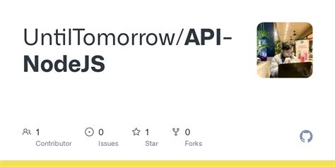 Github Untiltomorrowapi Nodejs