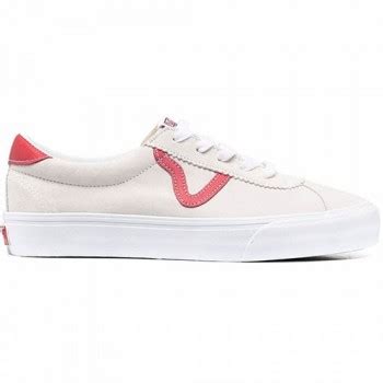 Vans Old Skool белые замшевые с красными элементами вансы купить в Спб