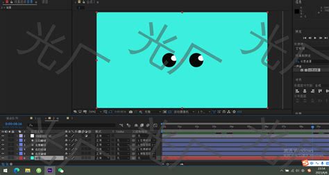 卡通眼睛眨眼动画卡通眨眼1920x1080高清视频素材下载编号24278789影视包装光厂vj师网