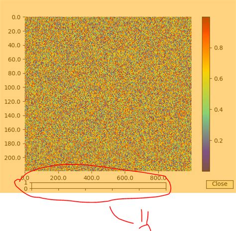 matplotlib slider loses interactivity upon imshow stack overflow