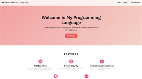 Github Cee8prog Lang Template Website Template For Your Programming Language