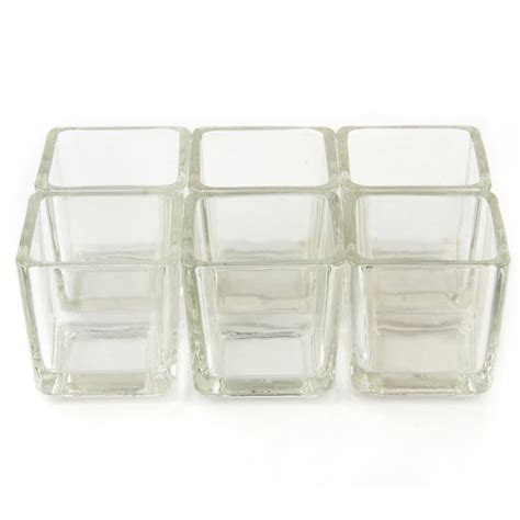 Jeco Inc Square Glass Votive Holder Wayfair