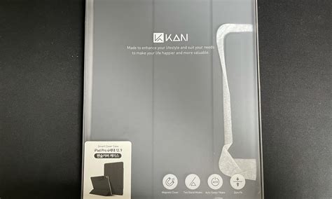 케이안 아이패드 프로 12 9 4세대 애플펜슬 스마트커버 폴리오 케이스 리뷰 홍로그