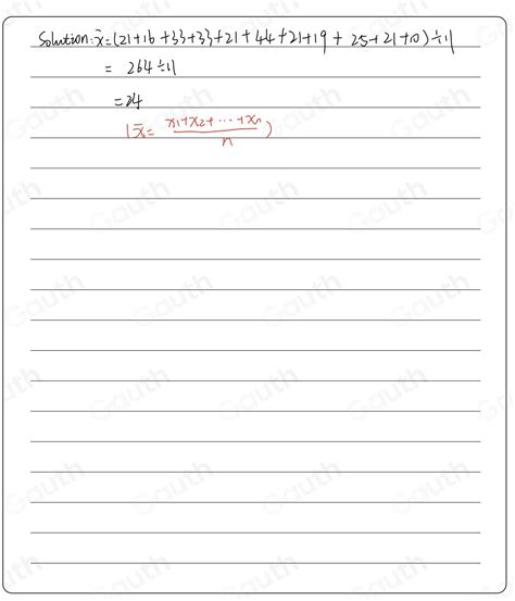 Solved Learning Task 1 Compute For The Mean Show Your Complete