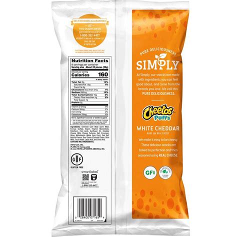 Simply® Cheetos® Puffs White Cheddar Cheese Flavored Snacks Shop Now
