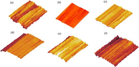 The Three Dimensional Topography Of The Worn Surface Of The Substrate Download Scientific