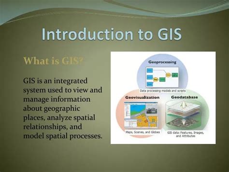 PPT Introduction To GIS PowerPoint Presentation Free Download ID