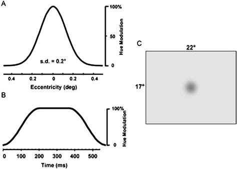 The Spatial And Temporal Configuration Of The Stimulus A The Download Scientific Diagram