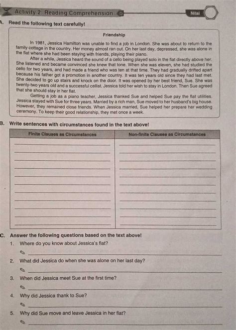 Activity 2 Reading Comprehension Nilai Read StudyX