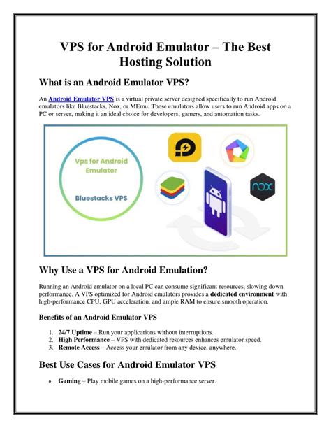 PPT VPS For Android Emulator The Best Hosting Solution PowerPoint Presentation ID 14032595