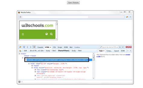 Javascript Open A Website In An Iframe Instead Of A New Window