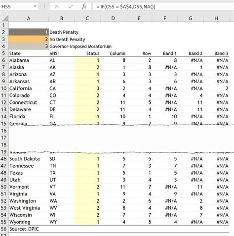 how to create a grid map with circles in excel
