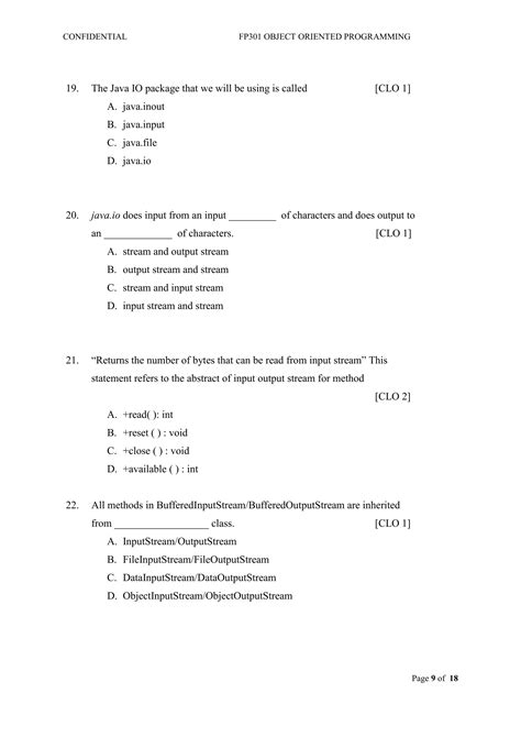 Final Paper Fp301 Object Oriented Programming Pdf Final Paper Fp301 Object Oriented Programming Pdf