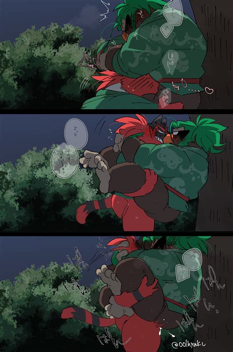 Post Hyaku Comic Incineroar Porkyman Rillaboom