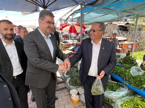 Ak Parti Konya Adayları Orhan Erdem Ve Burhanettin Sevencan Ereğlide