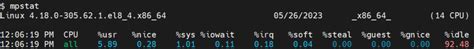 linux performance monitoring mpstat linux cpu monitoring