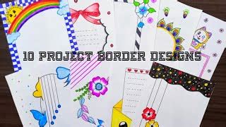 10 Beautiful Project Border Designs Border Design For Doovi