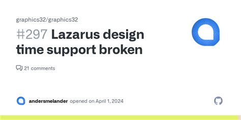 Lazarus Design Time Support Broken · Issue 297 · Graphics32graphics32 · Github