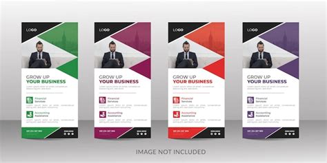 최소한의 현대적인 Dl 전단지 디자인 템플릿 프리미엄 벡터