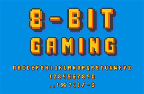 8 Bit Pixel Font Type And Game Typeface Alphabet 23079282 Vector Art At 8 Bit Pixel Font Type And Game Typeface Alphabet 23079282 Vector Art At