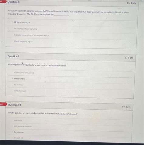 Solved A Nuclear Localizotion Signal Or Sequence Nls Is An