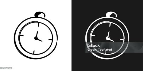 Hand Drawn Time And Clock Vector Icons Time Management Timer Speed