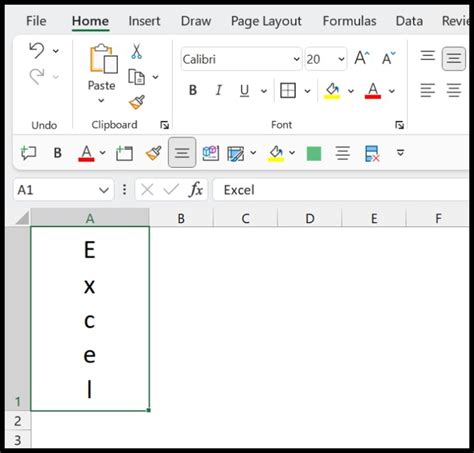 Efficient Ways To Type Text Vertically In Excel