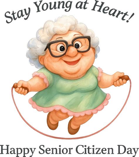 Watercolor Senior Citizen Day Clipart Sublimation Celebrating National