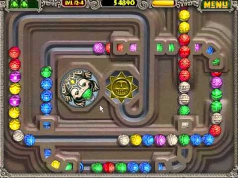 Zuma Deluxe Level 12 4 Shrine Of Quetzalcoatl Youtube