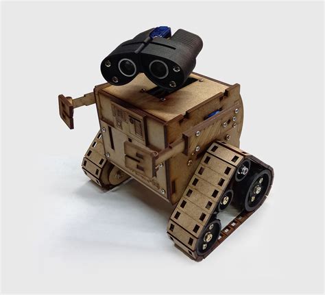 3d File Wall E Style Robot For Arduino Laser Cut Mdf And Acrylic・3d