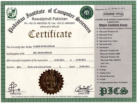 Certificate Of Ownership Template