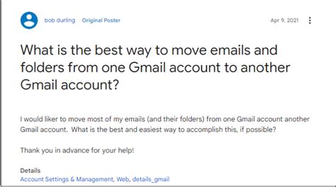 How To Move Gmail Folders To Another Gmail Account