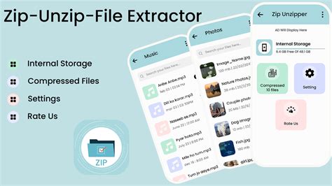 Zip Unzip File Extractor UnRAR Tool RAR File Unzip Master Unzip Archiver Zip File